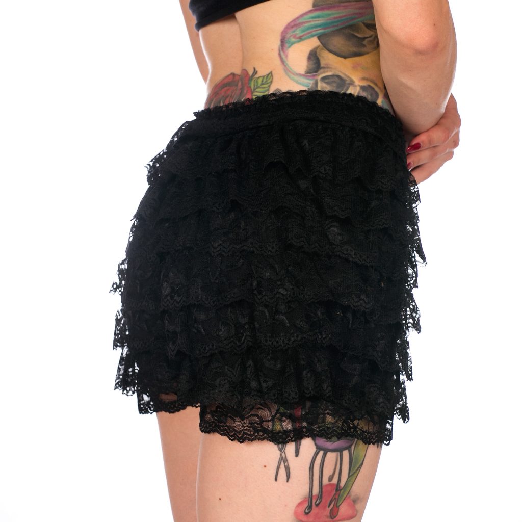 Black Frilly Knickers - Cybershop Australia