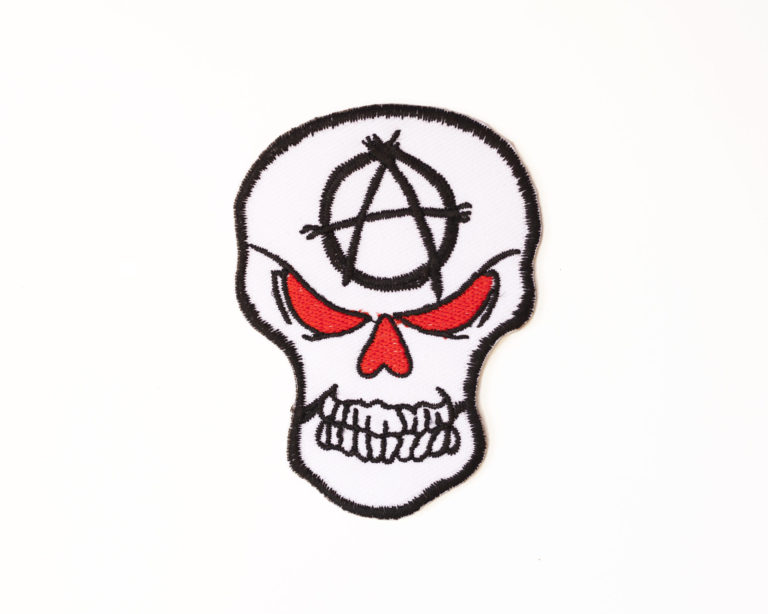 Anarchy Skull Patch - Cybershop Australia