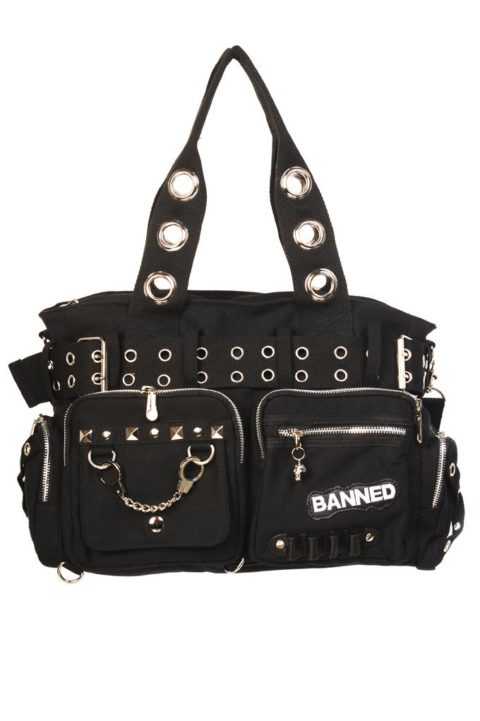 BLACK HANDCUFF BAG - Cybershop Australia
