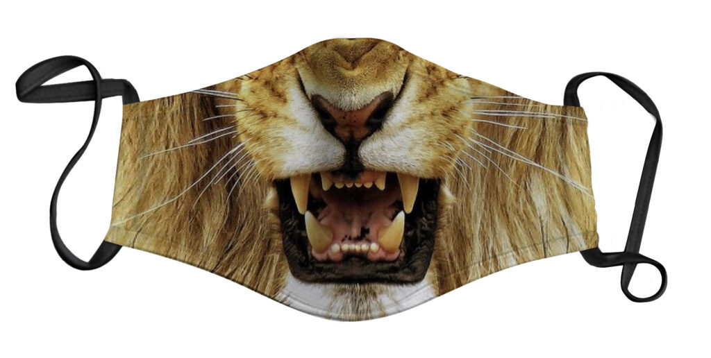 Face Mask - Lion - Cybershop Australia