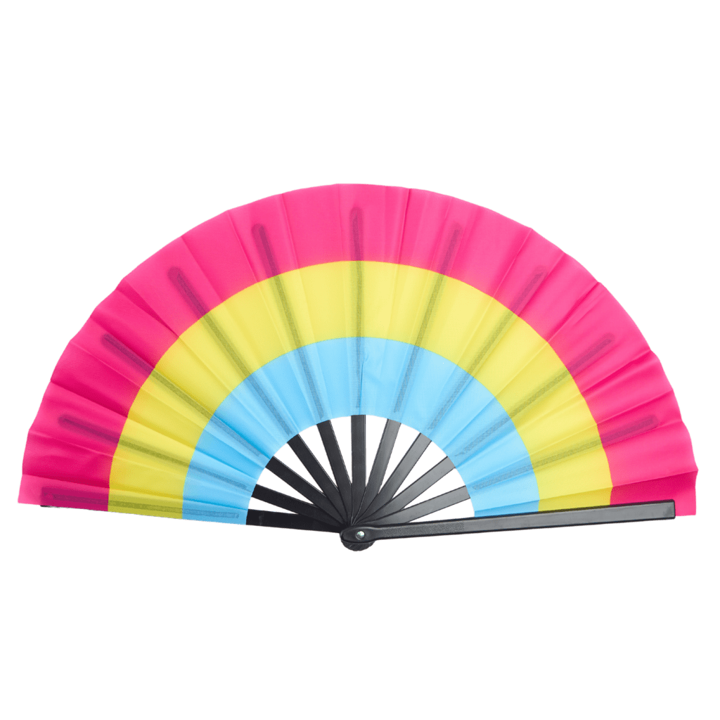 Pansexual Pride Flag Hand Fan Cybershop Australia